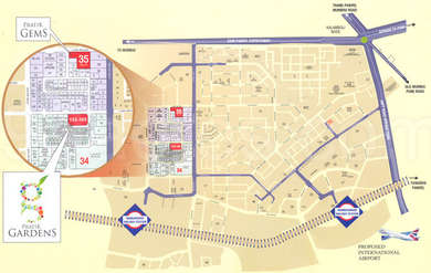 Pratik Enterprises Pratik Gardens Map - Sector 34 Kamothe, Navi Mumbai ...
