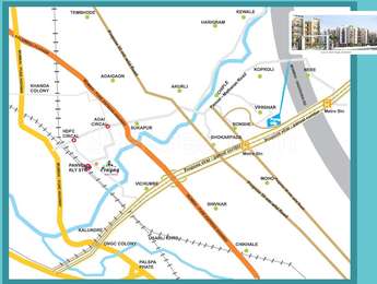 Prayag Builders And Developers Prayag City Map - Vihighar, Mumbai Navi ...