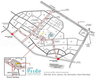 Prem Group Prem Pride Map - Sector 16 Kamothe, Navi Mumbai Location Map