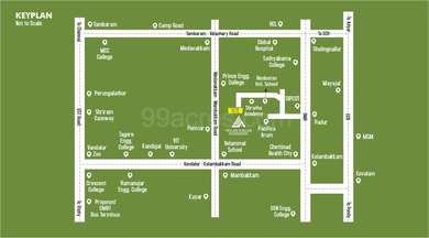 Premier Housing and Properties Premier Velan Nagar Map - Padur ...