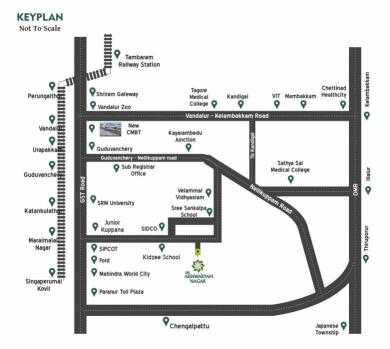 Premier Housing and Properties Sri Aishwaryam Nagar Map - Guduvancheri ...