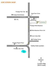 Prestige Group and Ajmal Estates and Properties Prestige Mayberry Map ...