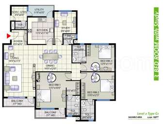 2 BHK / Bedroom Apartment / Flat for rent in Prestige Shantiniketan ...