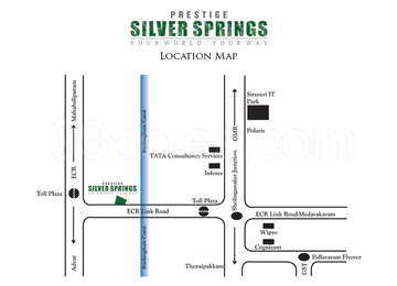 Prestige Group Prestige Silver Springs Map - Sholinganallur, Chennai ...