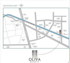 Prestige Corporation Prestige Oliva Heights Map - Althan, Surat ...