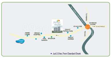 Prestige Developers Prestige Heights Map - Bhugaon, Pune Location Map