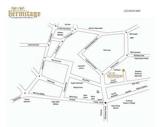 Prestige Group Prestige Hermitage Map - Halasuru, Bangalore Central ...