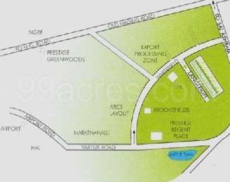Prestige Group Prestige Langleigh Map - Prithvi Layout, Bangalore East ...