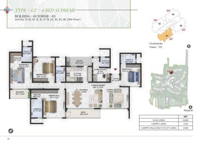 3 BHK Apartment / Flat for sale in Prestige Park Grove Whitefield ...