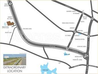 Preston Developers Preston Anvitas Amari Map - Kollur, Hyderabad ...