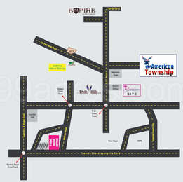 Pride India Builders Pride India American Township Map - Mallapur ...