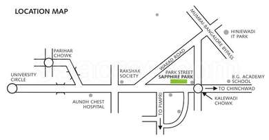 Pride Purple Group Pride Purple Topaz Park Map - Kaspate Vasti, Pune ...