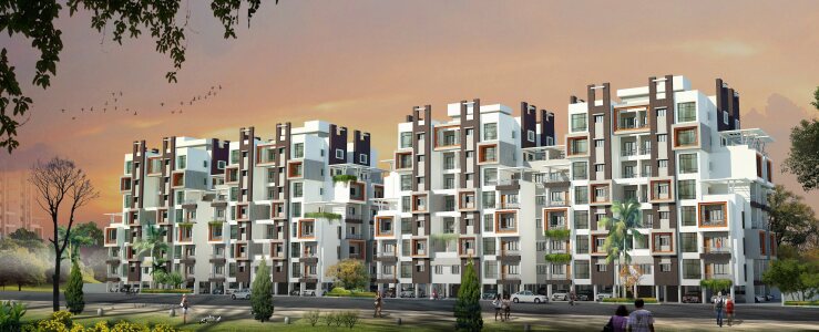 2 BHK Apartment / Flat for sale in Pride Orange City Satara Parisar Aurangabad - 1089 Sq. Ft ...