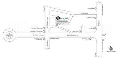 Primarc Projects Primarc Allure Map - Tangra, Kolkata Central Location Map