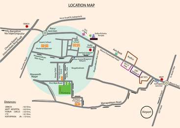 Primex Infrastructure Primex Verterra Map - Porur, Chennai West ...