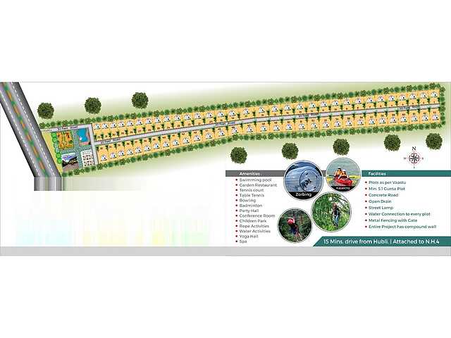 Prime Twincity Club Resort and Villa Plots Hubli, Varur Resale Price ...