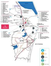 Prime Lifespace Prime Arete Homes Map - Ponneri, Thiruvallur Location Map