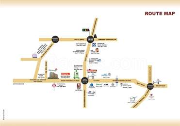 Prince Foundations Prince Highlands Map - Porur, Chennai Location Map