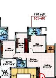 3 BHK / Bedroom Apartment / Flat for rent in Prince Village Phase 1 ...