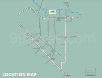 Pristine Properties Pristine Greens Map - Moshi, Pune Location Map