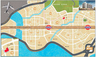 Priyanka Regency Builders And Developers Priyanka Unite Map - Sector 18 ...