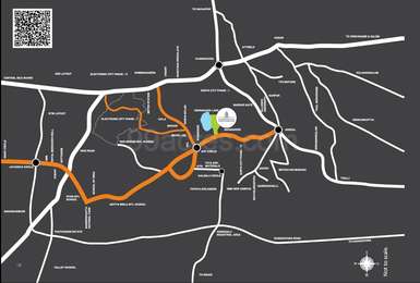 Profound Developers Profound Symphony Map - Jigani, Bangalore Location Map