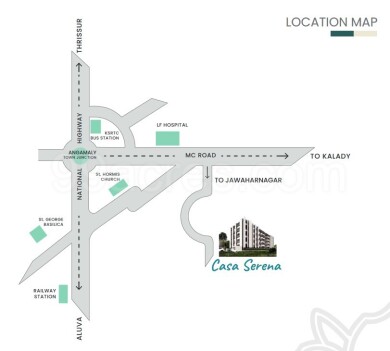 Providence Properties Builders Casa Serena by Providence Map - Angamaly ...