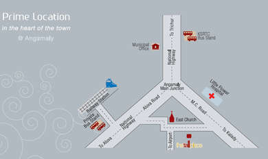 Providence Properties Builders Providence The Tall place Map - Angamaly ...