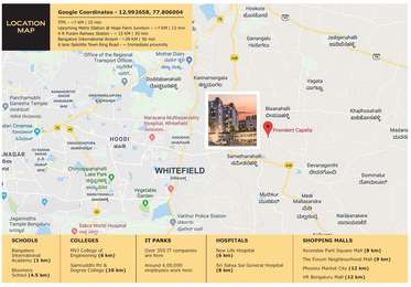 Provident Housing Provident Capella Map - Samethanahalli, Near ...