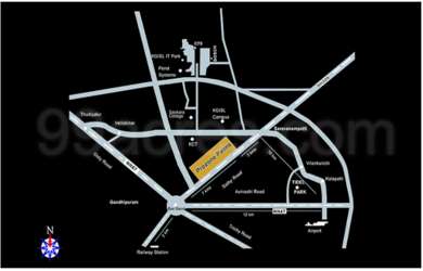 Prozone Intu Properties Prozone Palms Map - Saravanampatti, Coimbatore ...