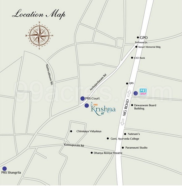 PRS Krishna Pulimoodu, Trivandrum | Price List, Location, Floor Plan ...