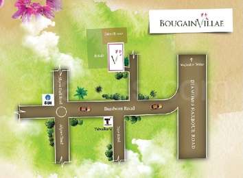 Prudent Infrarealty Bougainvillae Map - Alipore, Kolkata Location Map