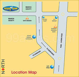 PS Developers PS Vastu Ratna Map - Bibwewadi, Pune Location Map