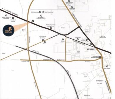 PSP Group PSP Luxurio Sukh Plaza Map - Kharar, Mohali Location Map