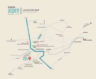 Puravankara Purva Aspire Map - Bavdhan, Pune Location Map