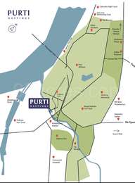 Purti Realty Purti Hastings Map - Alipore, Kolkata Location Map