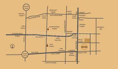 Purv Group Purv Gold Map - Sevasi, Vadodara Location Map