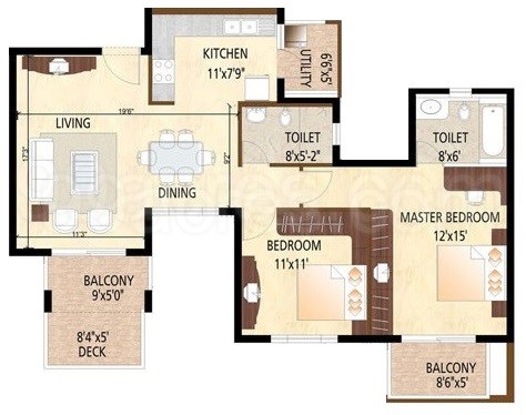 Puravankara Purva Highland Floor Plan - Purva Highland Mallasandra ...