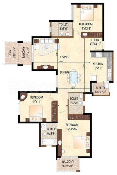 Puravankara Purva Highland Floor Plan - Purva Highland Mallasandra ...