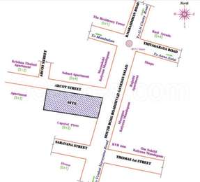 Pushkar Properties Pushkars Indrani Raja Illam Map - T Nagar, Chennai ...