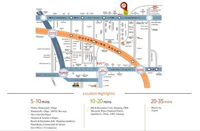 PVR Developers PVR Urban Life Map - Mokila, Hyderabad Location Map