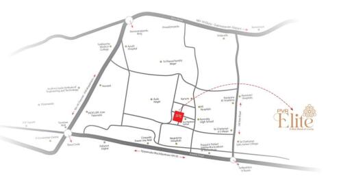 PVR Group PVR Elite Map - Kanuru, Vijayawada Location Map