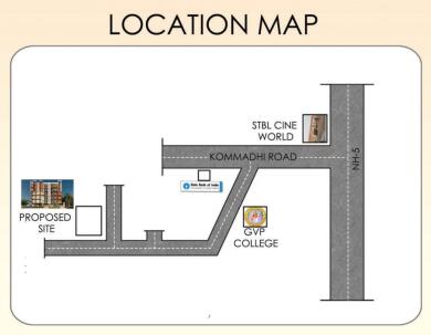 PVR Infra Developers Elite Avenue Map - Madhurawada, Visakhapatnam ...