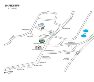 PVR Infra Developers PVR Vani Vihar Map - Madhurawada, Visakhapatnam ...