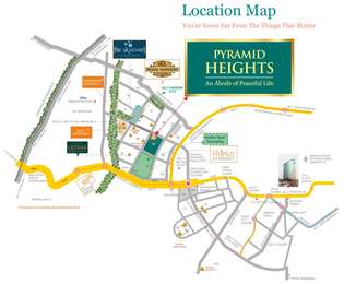 Pyramid Infratech Pyramid Heights Map - Sector 85, Gurgaon Location Map