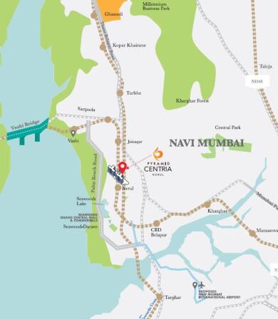 Pyramid Infratech Company Pyramid Centria Map - Nerul, Navi Mumbai ...