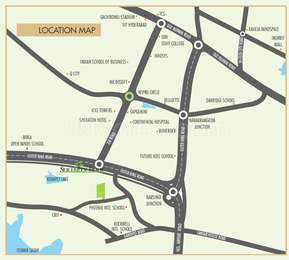 Qualitas Golden Enclave Qualitas Serenity Park Map - Kokapet, Hyderabad ...