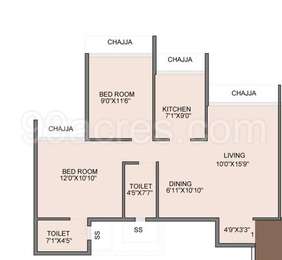 4 BHK Apartment / Flat for sale in La Palacio Sector 17 Ulwe Navi ...