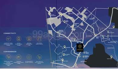 Quanta Realty Quanta Fortune Emporio Map - Mahajan Wadi, Mira Road East ...