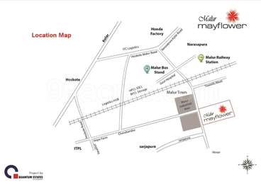Quantum Estates Builders Quantum Malur Mayflower Map - Malur, Kolar ...